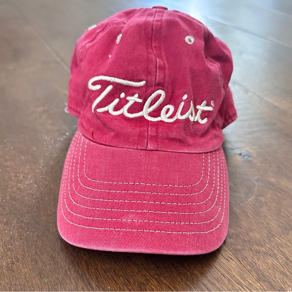 Titleist | Accessories | Titleist Red Golf Hat | Poshmark
